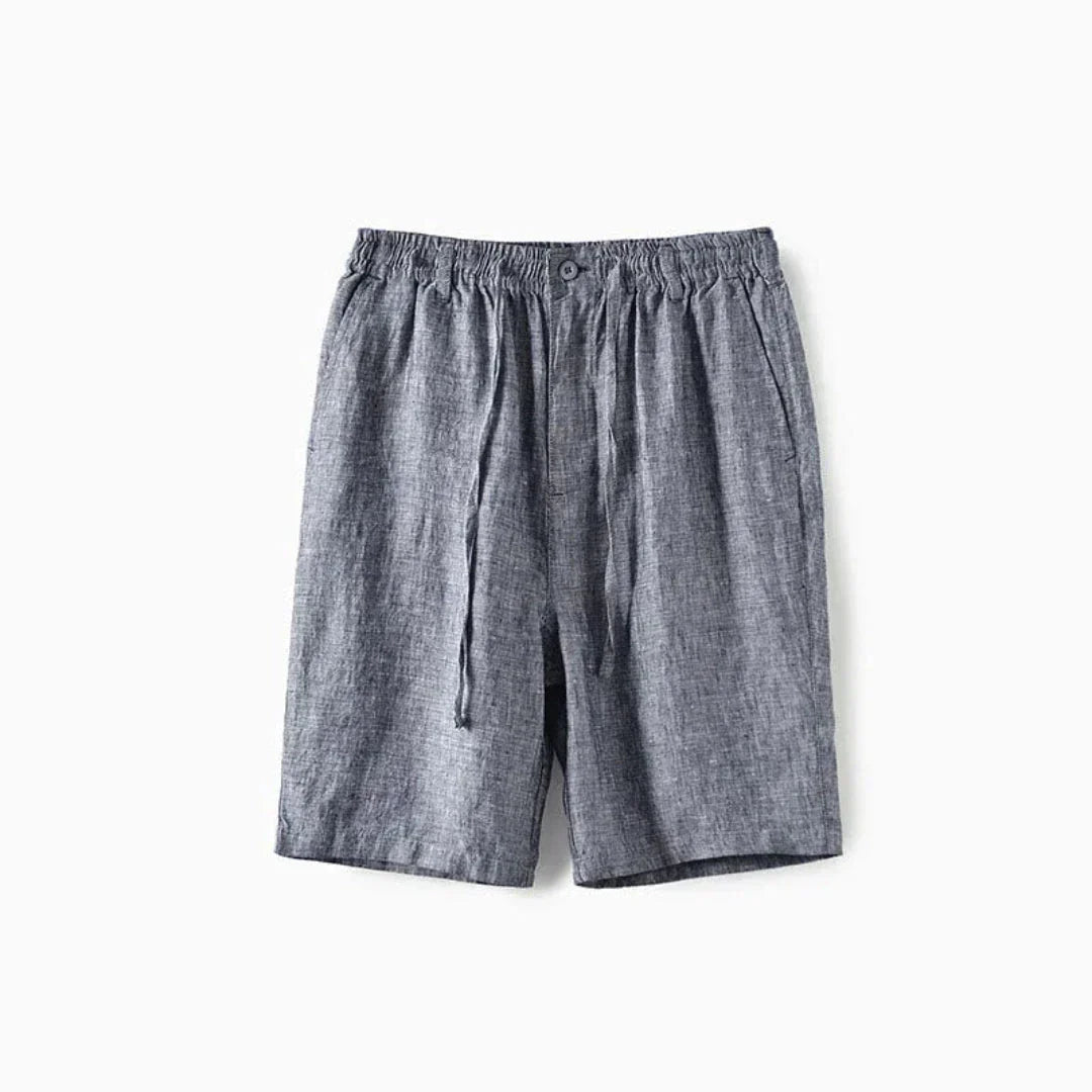 Dale Relaxed Linen Drawstring Shorts For Men Lightweight Breathable Su ...