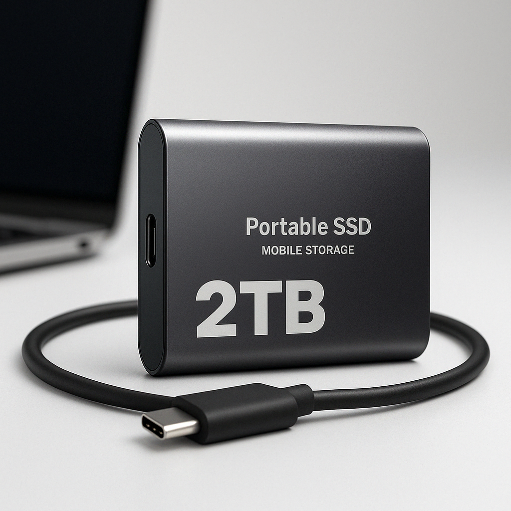 2TB Portable SSD External Storage Fast And Compact – TrendAura