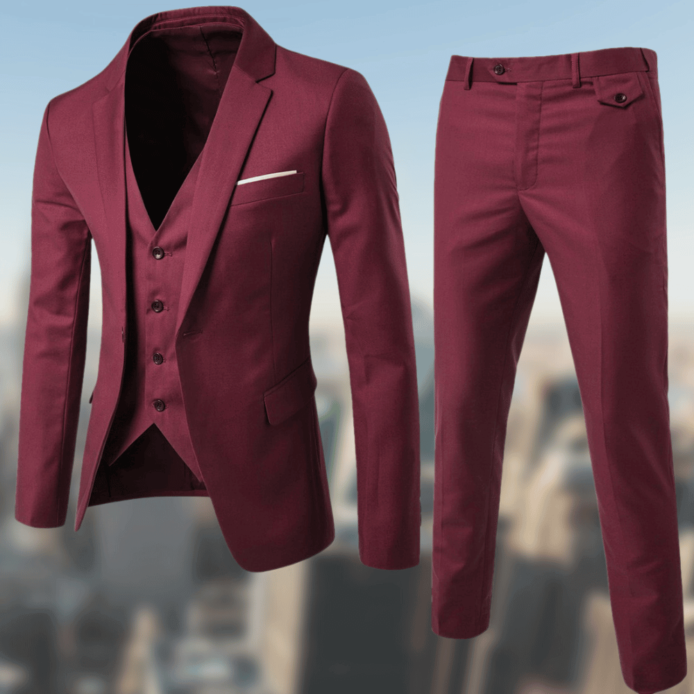 Men's Classic Formal Suit Slim Cut Design – TrendAura
