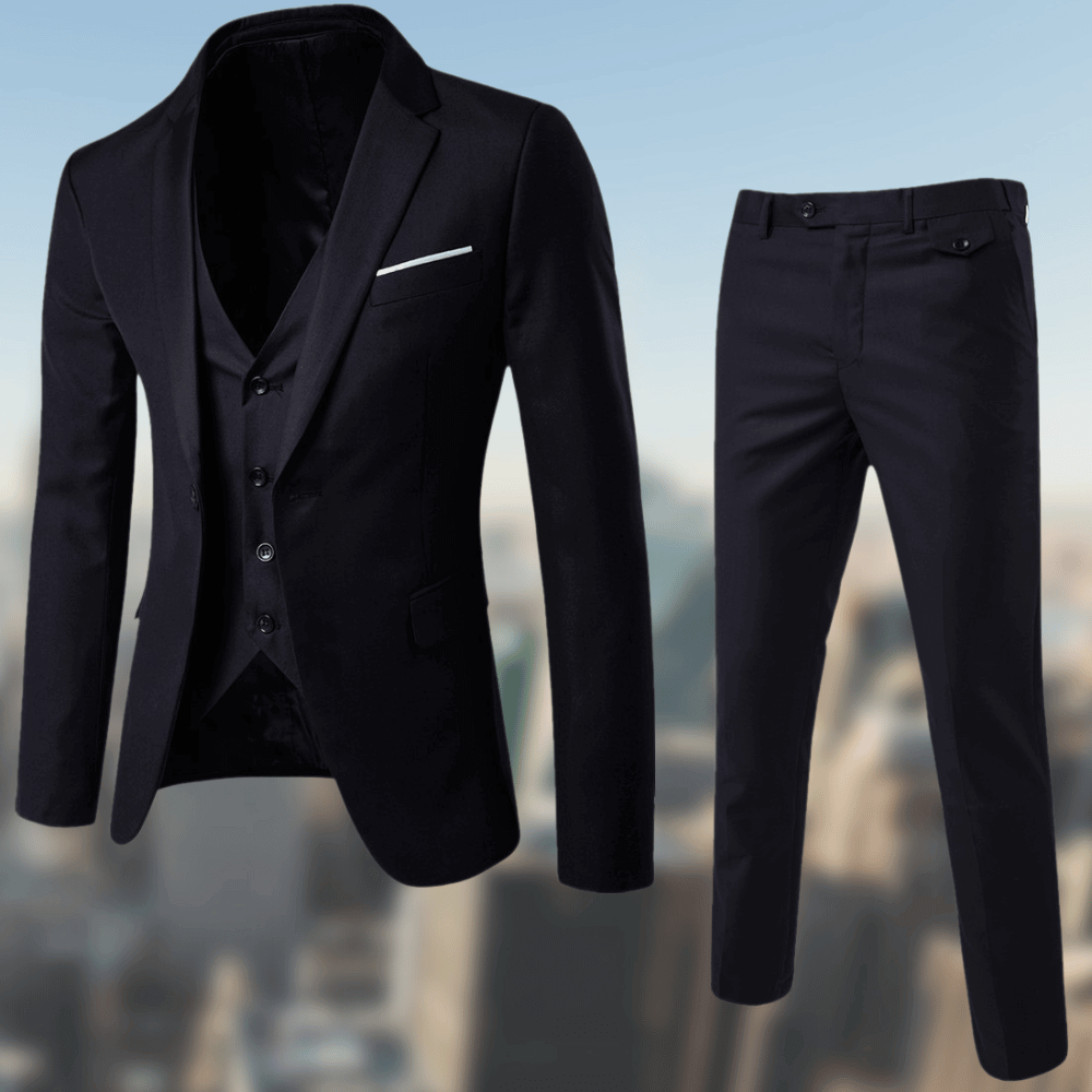 Men's Classic Formal Suit Slim Cut Design – TrendAura