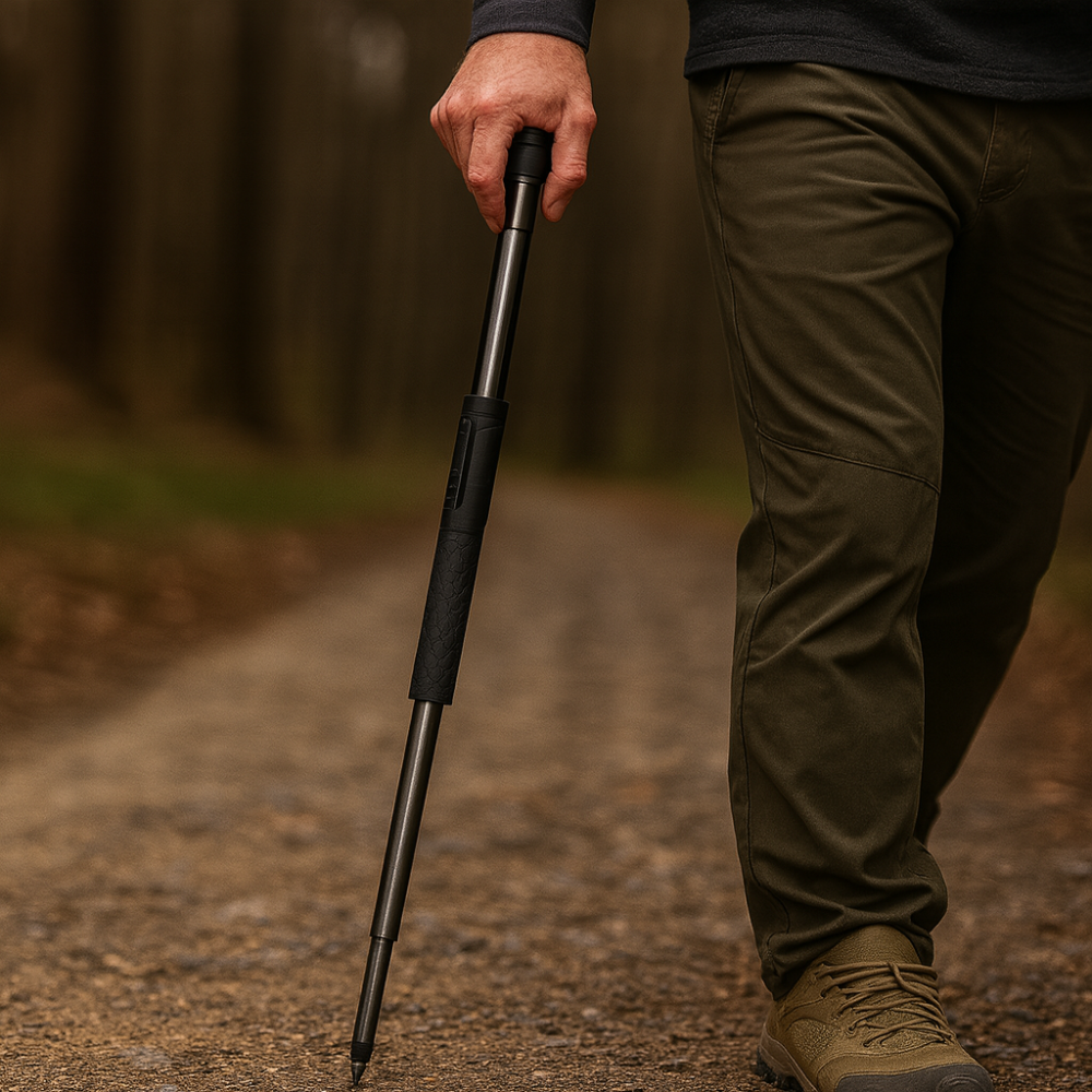 Walking stick in alloy Hiking and mobility aid – TrendAura-co-uk
