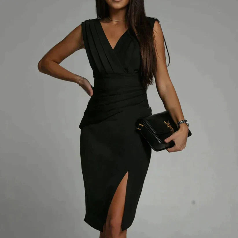 Agathe Sophisticated Midi Dress For Every Occasion – TrendAura