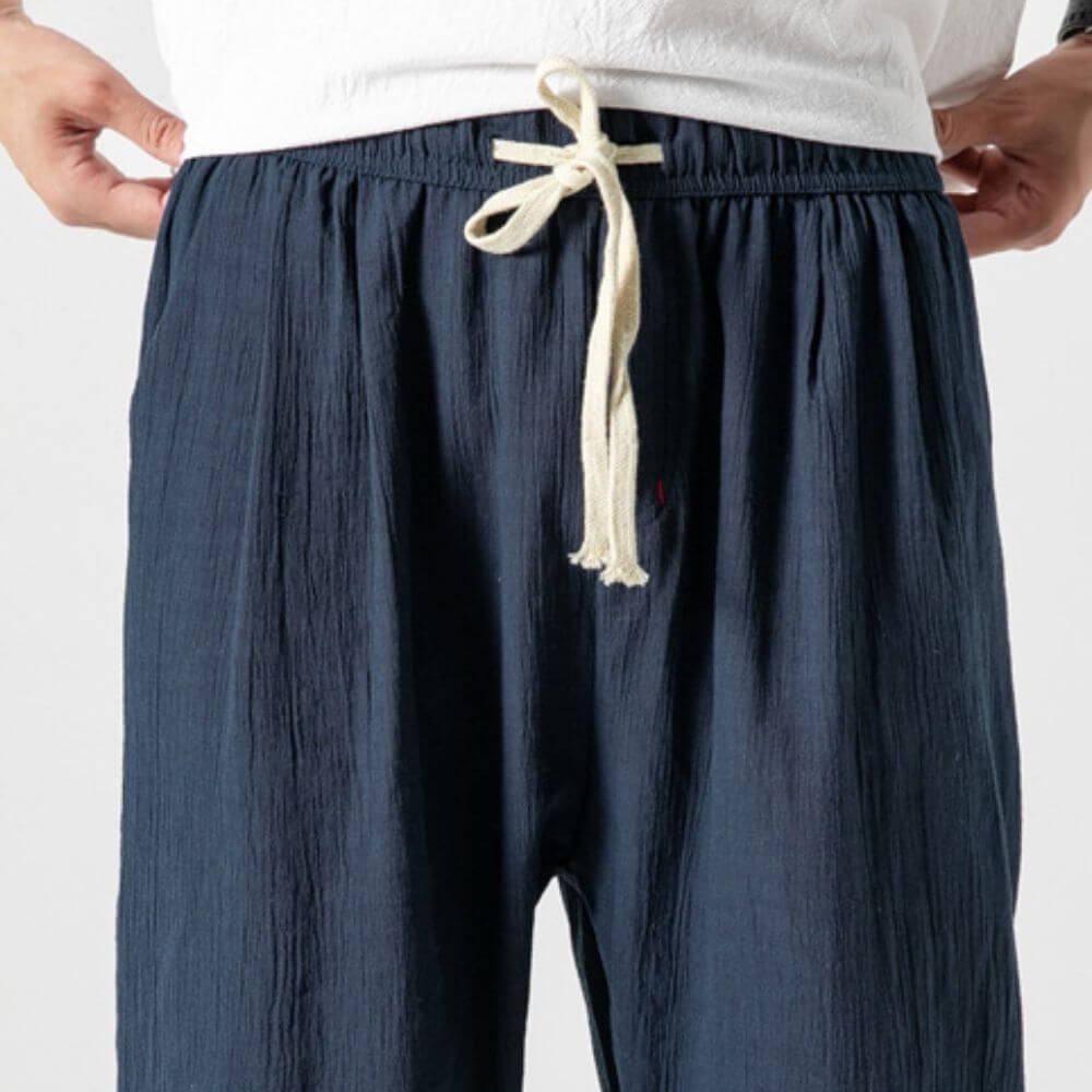Daan Classic Linen Pants For Men With Comfort Fit – TrendAura