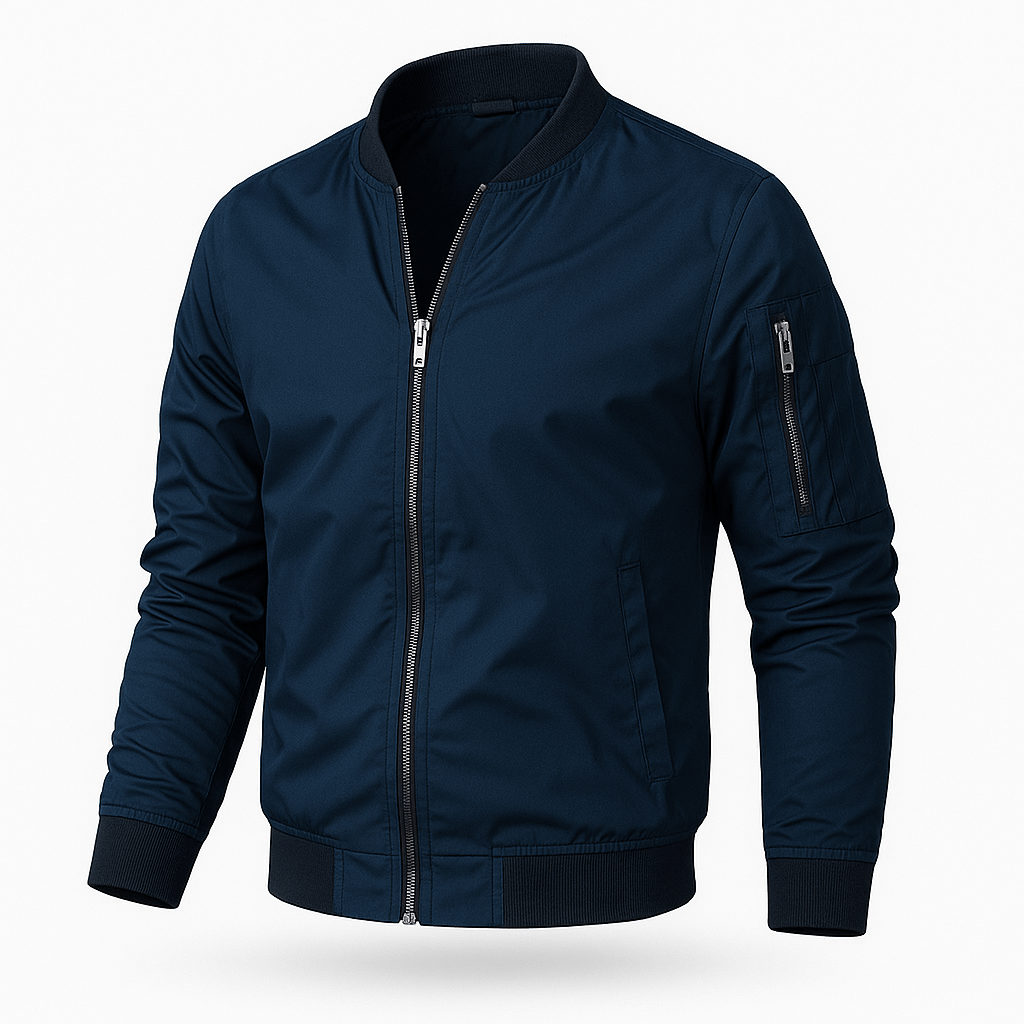 Benjamin Men’s Lightweight Bomber Jacket – Classic Casual Streetwear C ...