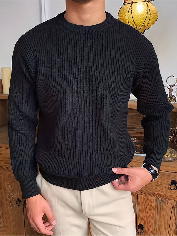 Modern Classic Men's Jumper Soft Knitwear – TrendAura